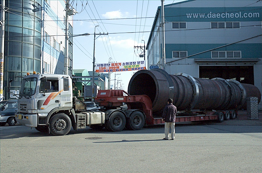 로터리킬른 로타리킬른 Rotary Kiln 회전로 회전식 소각로 로터리킬른 고형화연료보일러용 로터리킬른 대철기계공업